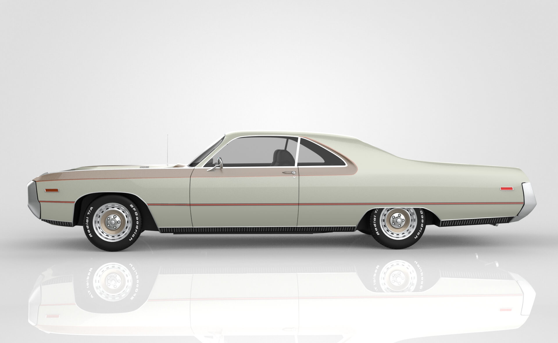 Chrysler 300 Hurst 1970 - 3D Model by Carmodels3D
