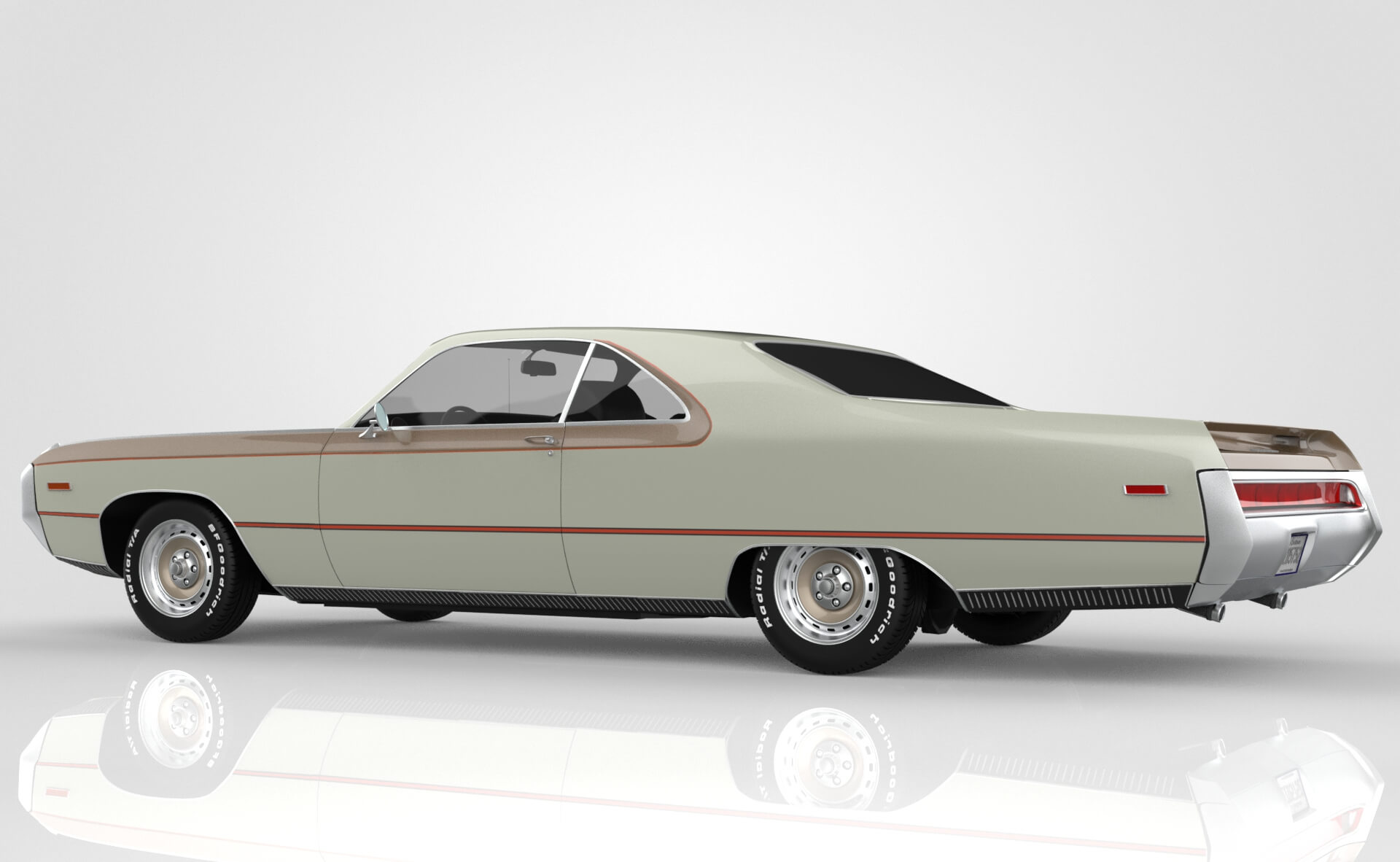 Chrysler 300 Hurst 1970 - 3D Model by Carmodels3D