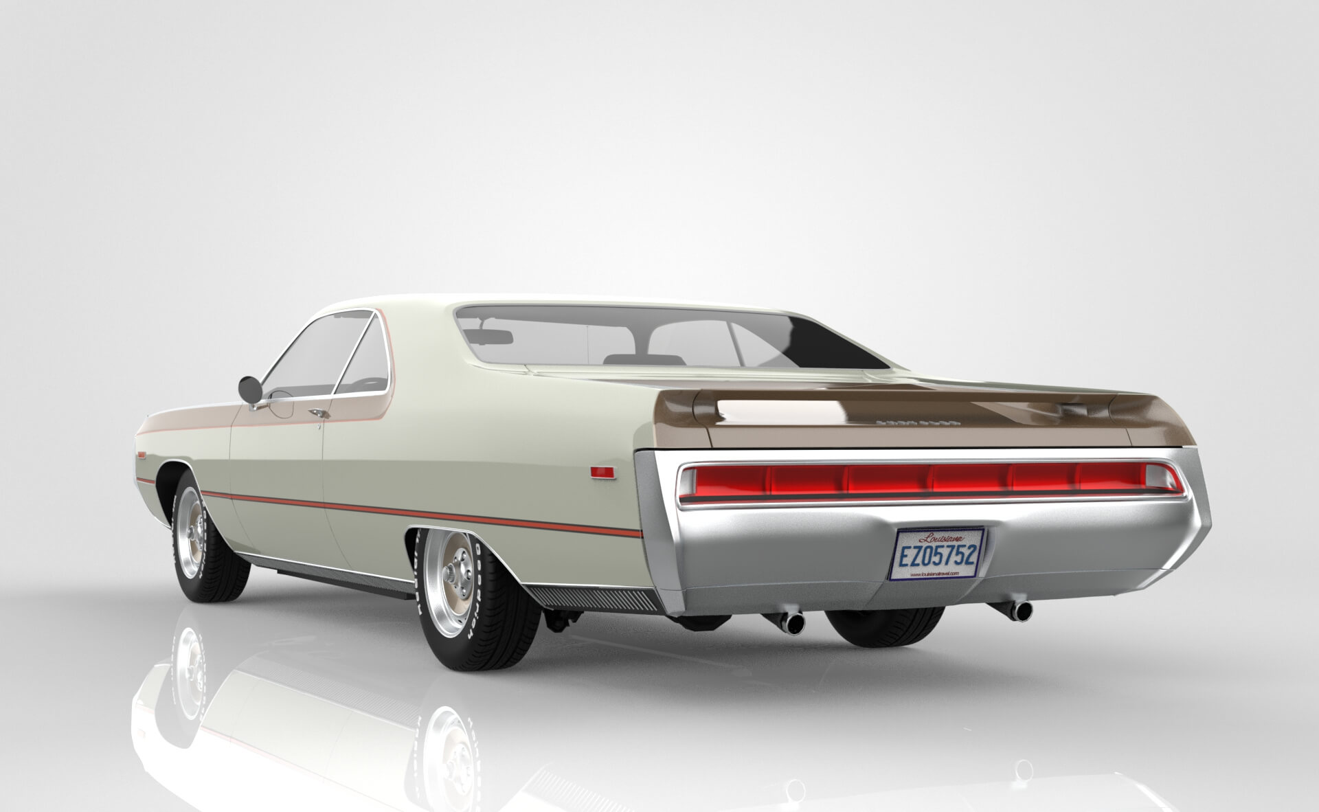 Chrysler 300 Hurst 1970 - 3D Model by Carmodels3D