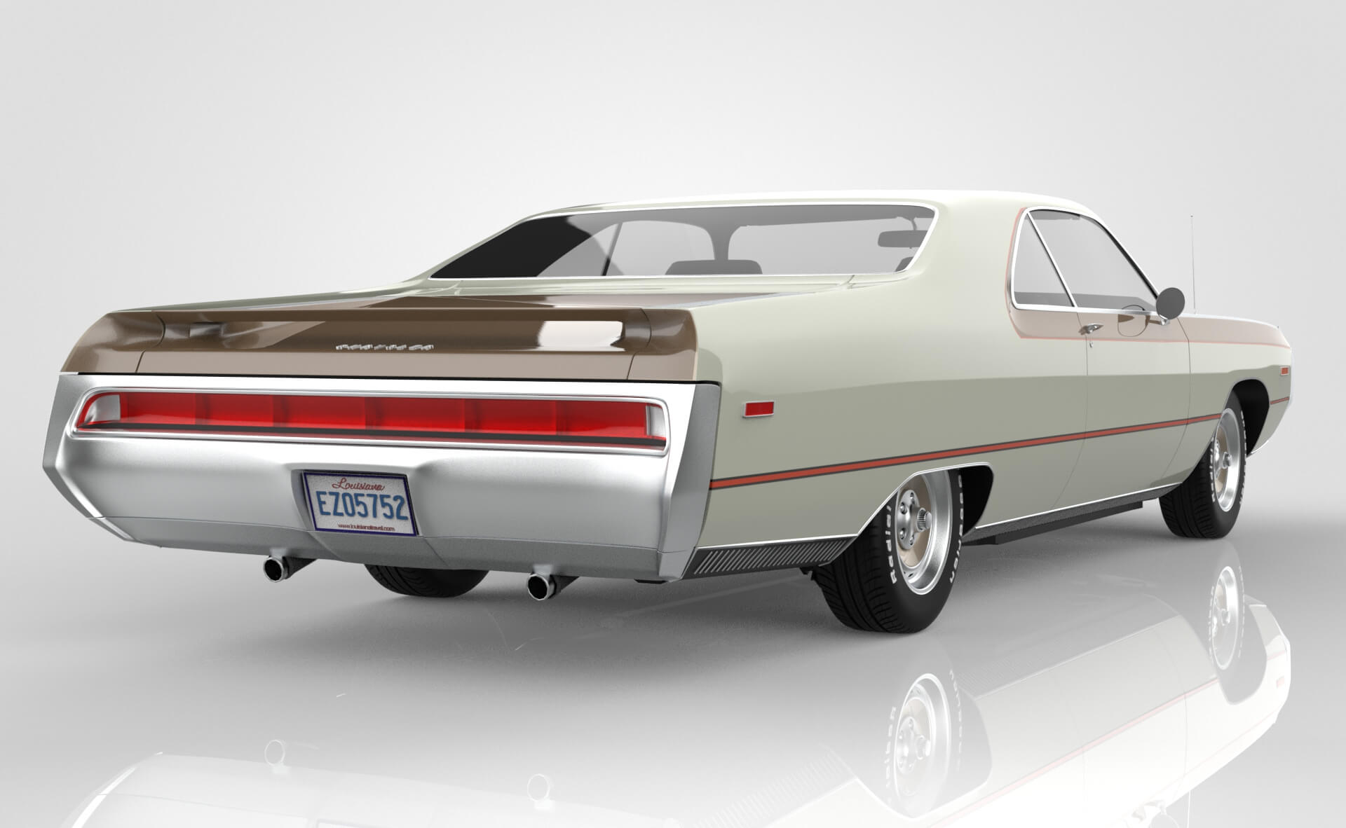 Chrysler 300 Hurst 1970 - 3D Model by Carmodels3D