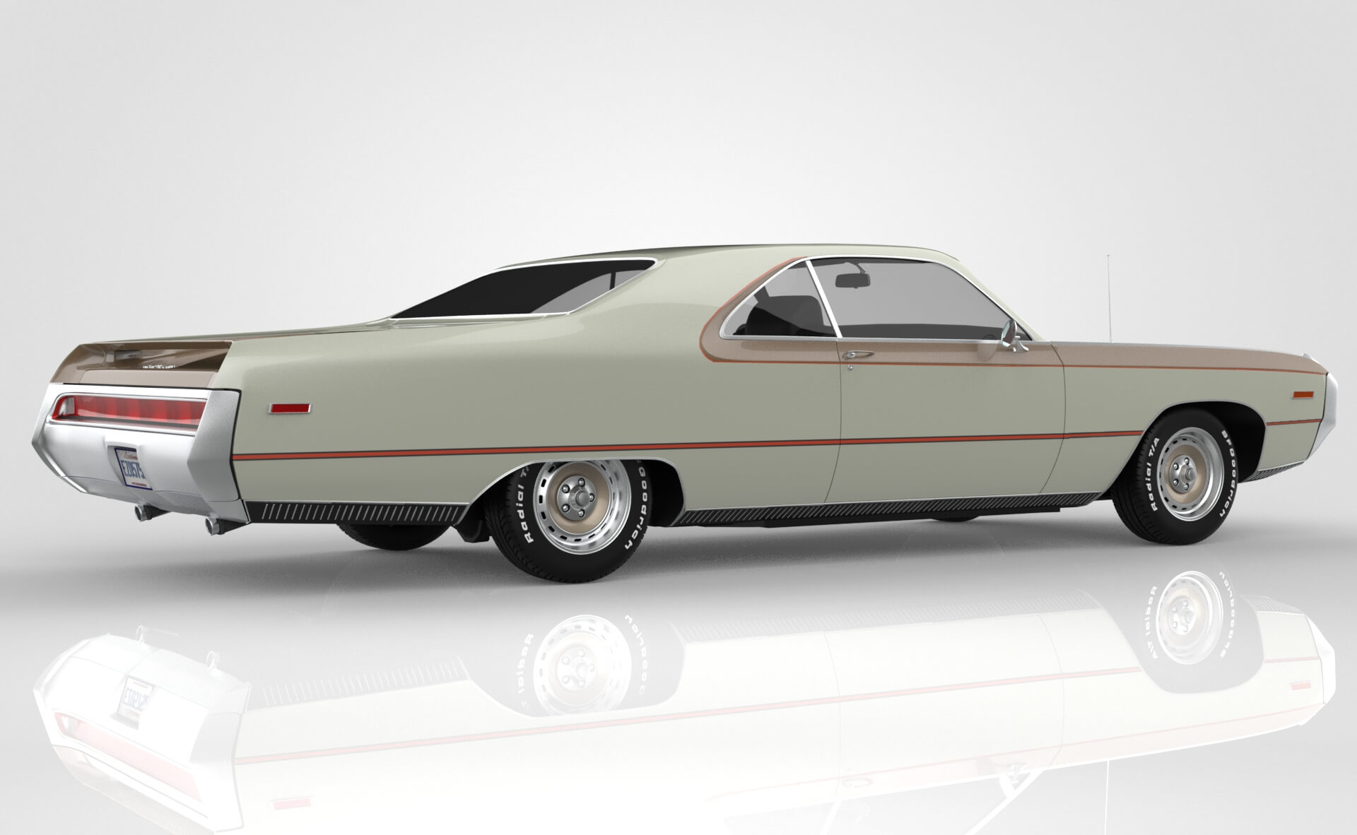Chrysler 300 Hurst 1970 - 3D Model by Carmodels3D