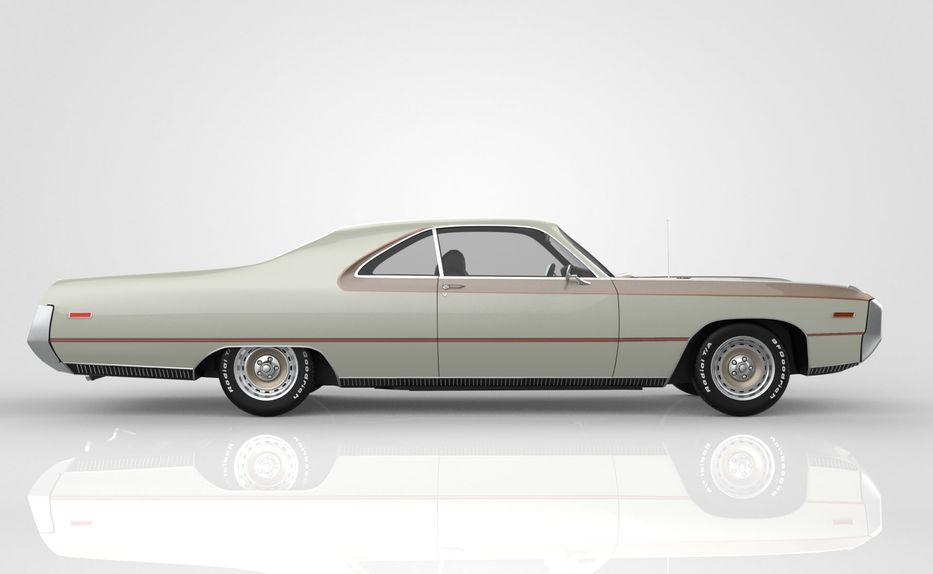 Chrysler 300 Hurst 1970 - 3D Model by Carmodels3D