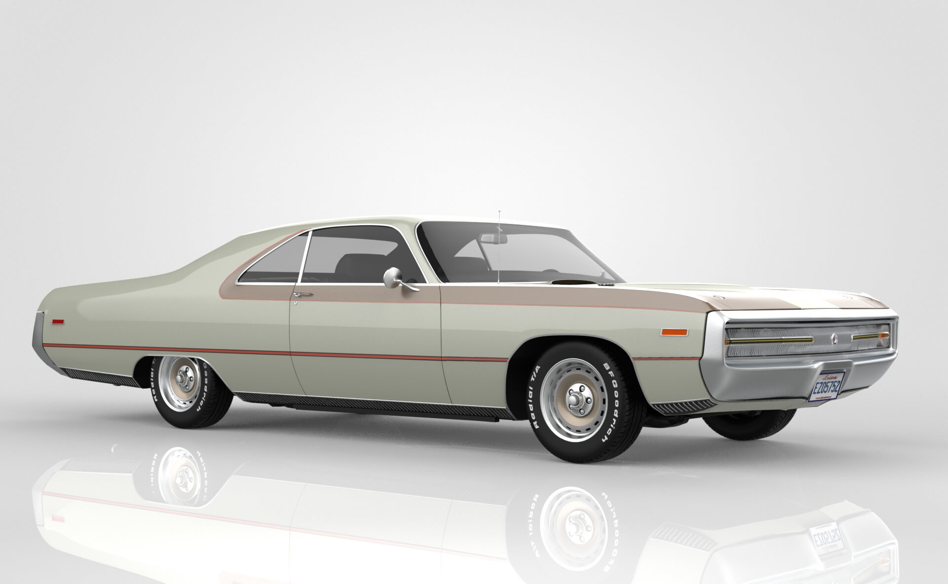 Chrysler 300 Hurst 1970 - 3D Model by Carmodels3D