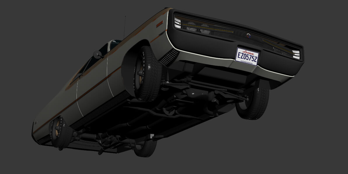 Chrysler 300 Hurst 1970 - 3D Model by Carmodels3D