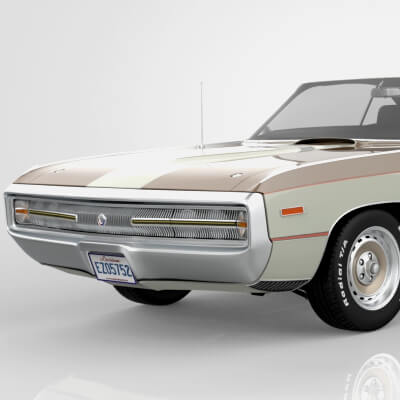 Chrysler 300 Hurst 1970 - 3D Model by Carmodels3D