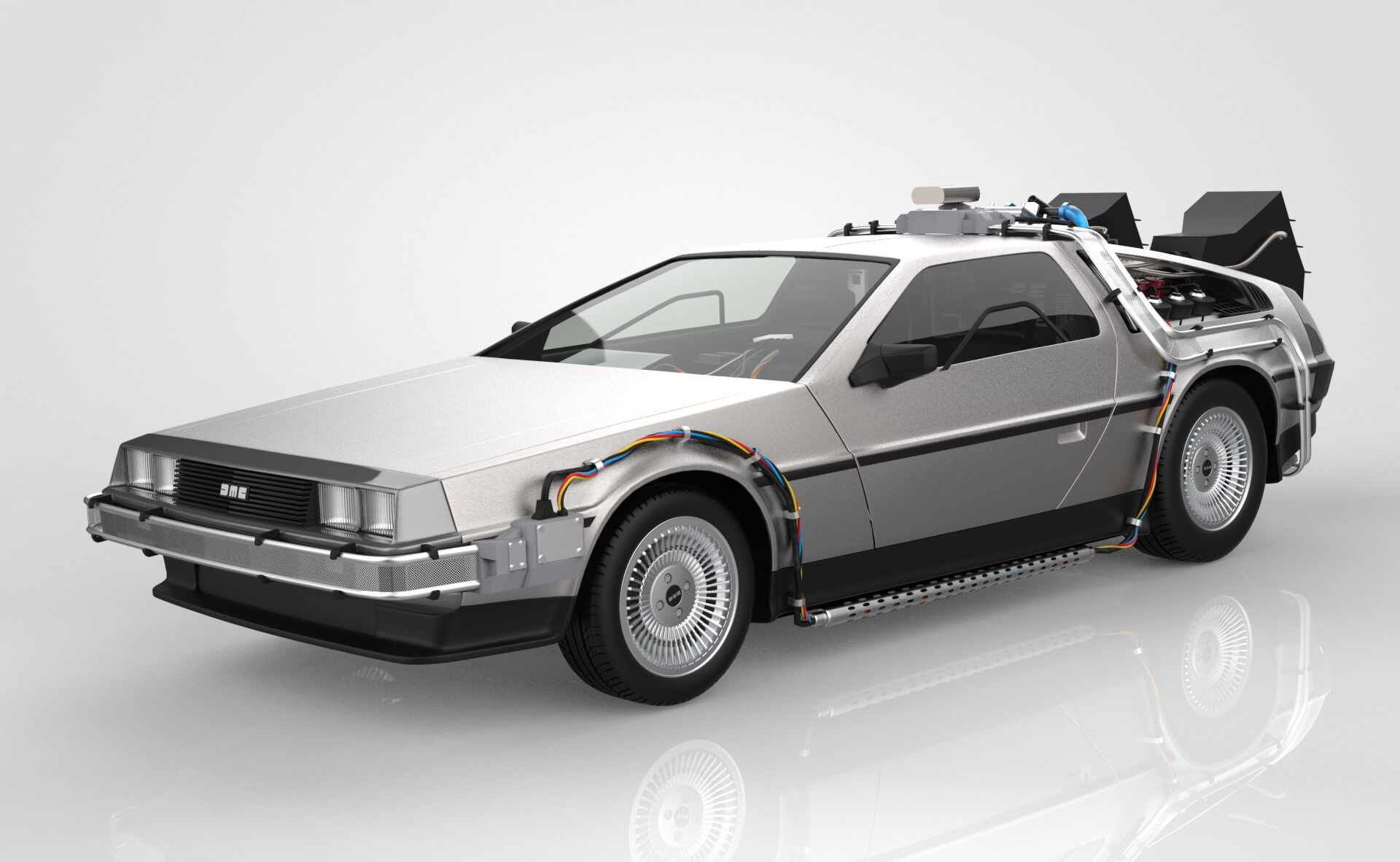 DeLorean Time Machine Episode 1 - 3D Model by Carmodels3D