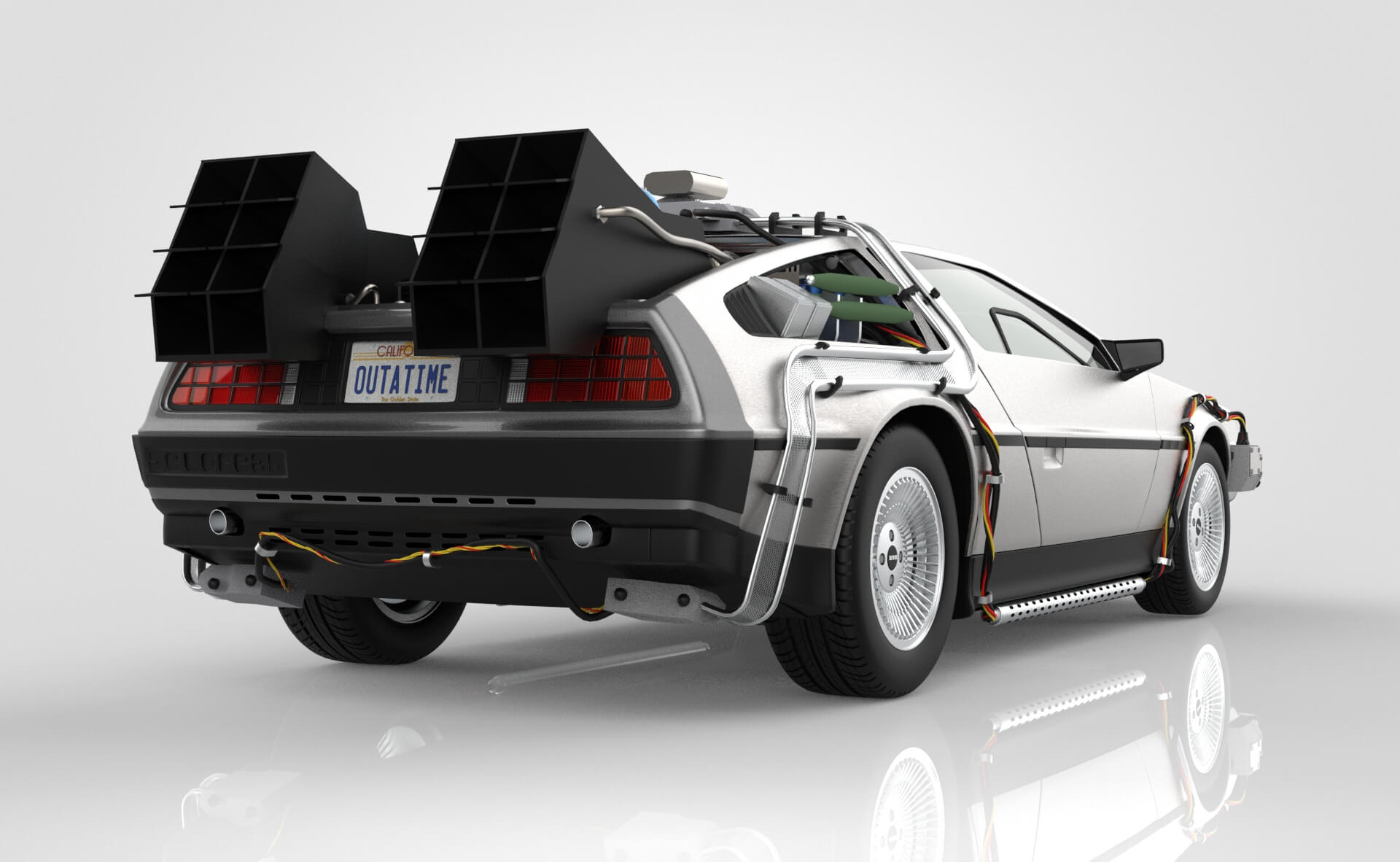 DeLorean Time Machine Episode 1 - 3D Model by Carmodels3D