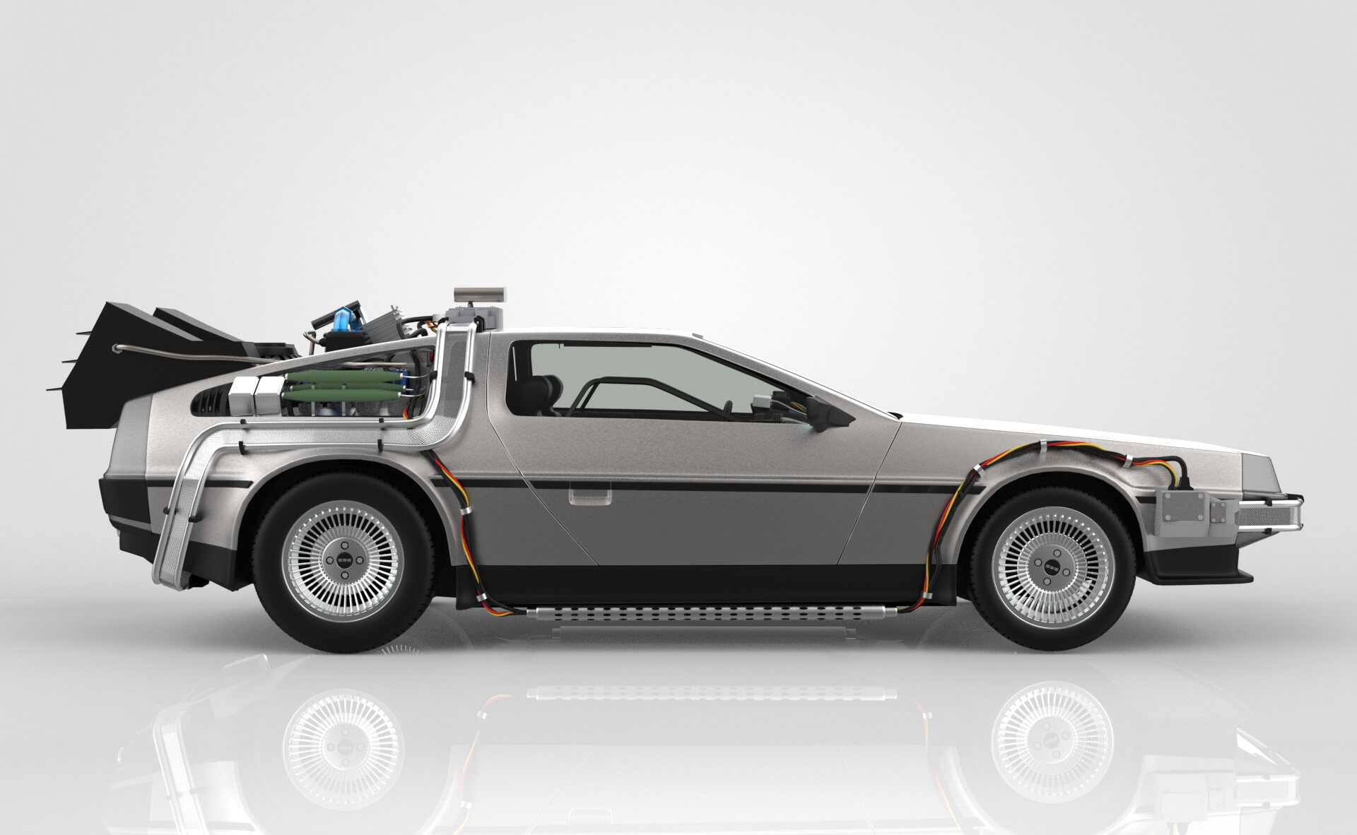 DeLorean Time Machine Episode 1 - 3D Model by Carmodels3D