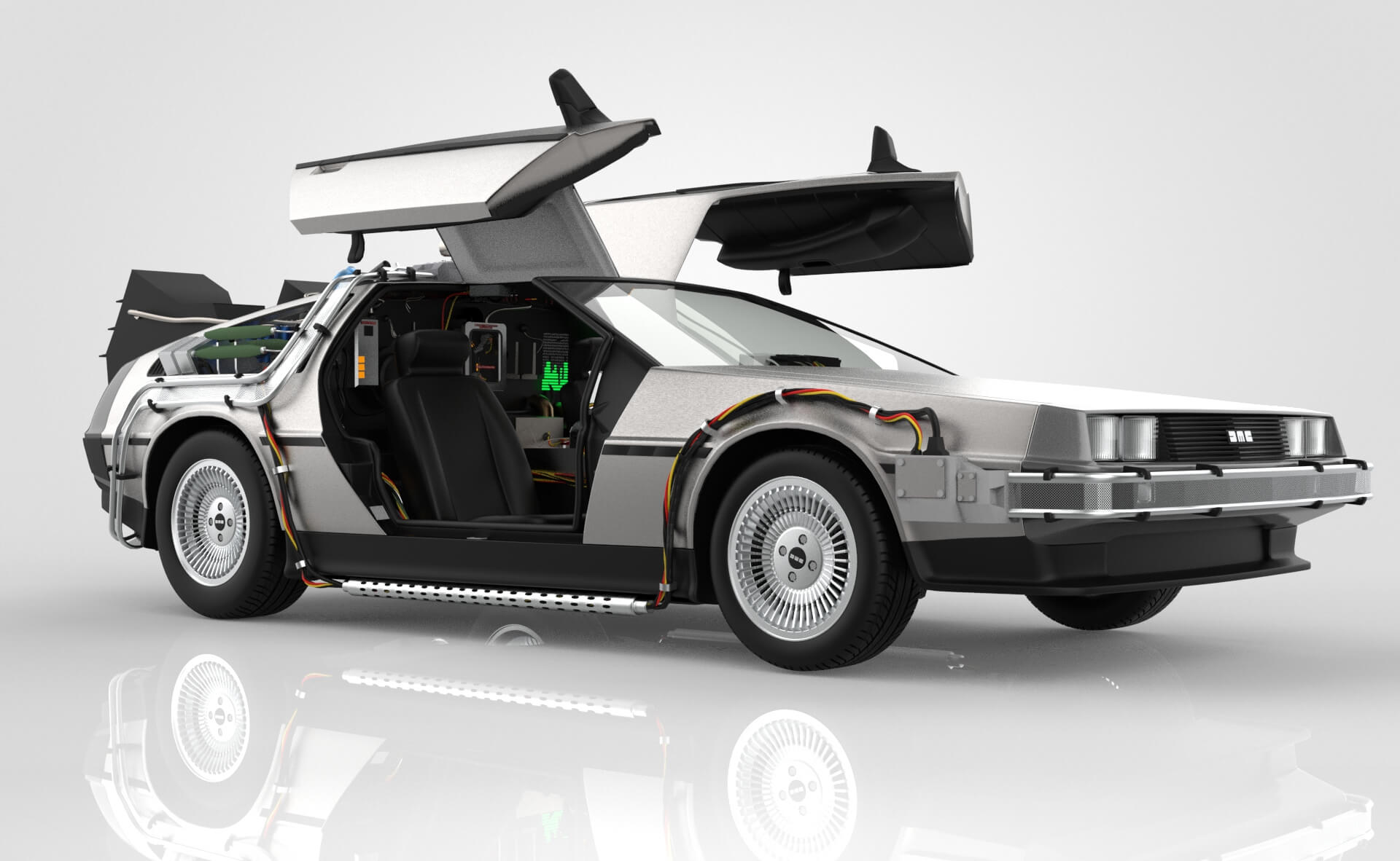 DeLorean Time Machine Episode 1 - 3D Model by Carmodels3D