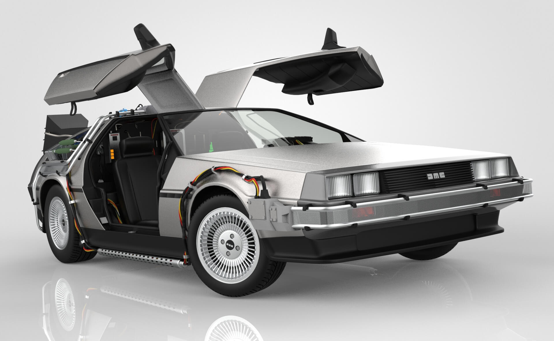 DeLorean Time Machine Episode 1 - 3D Model by Carmodels3D