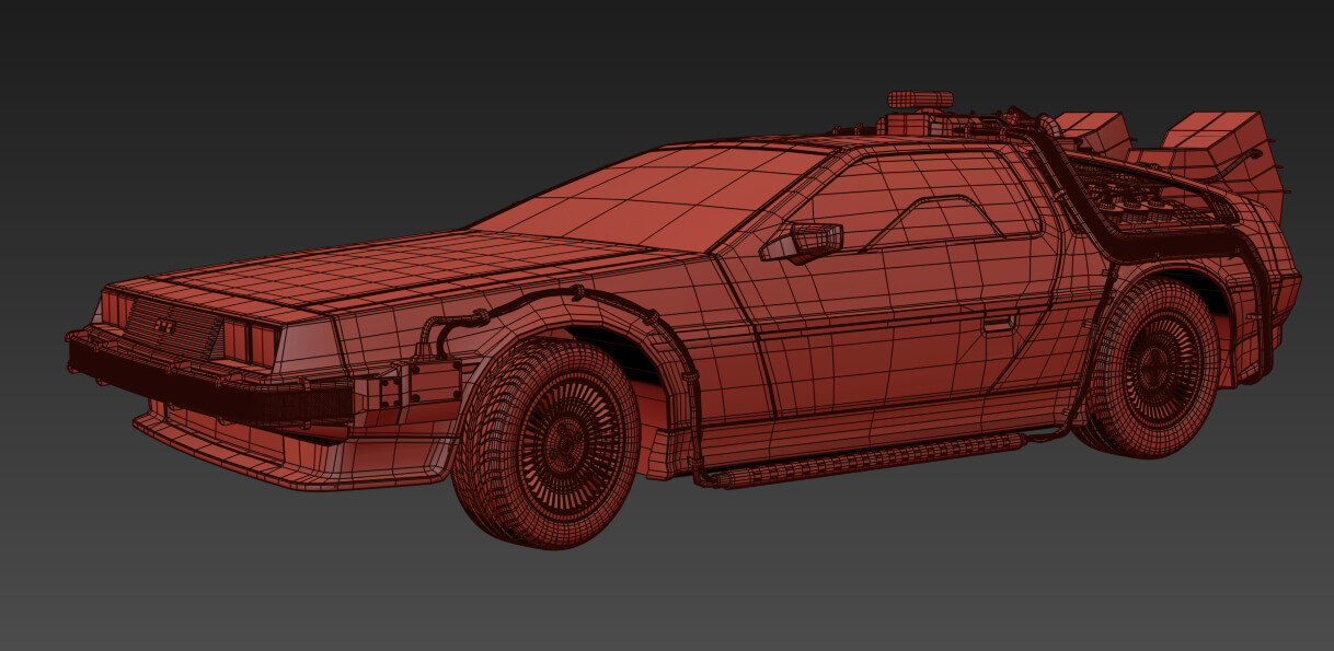 DeLorean Time Machine Episode 1 - 3D Model by Carmodels3D