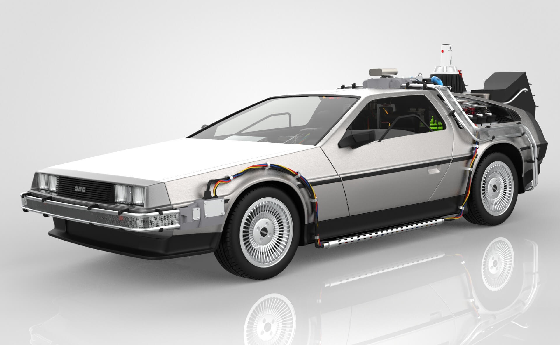 DeLorean Time Machine Episode 2 - 3D Model by Carmodels3D