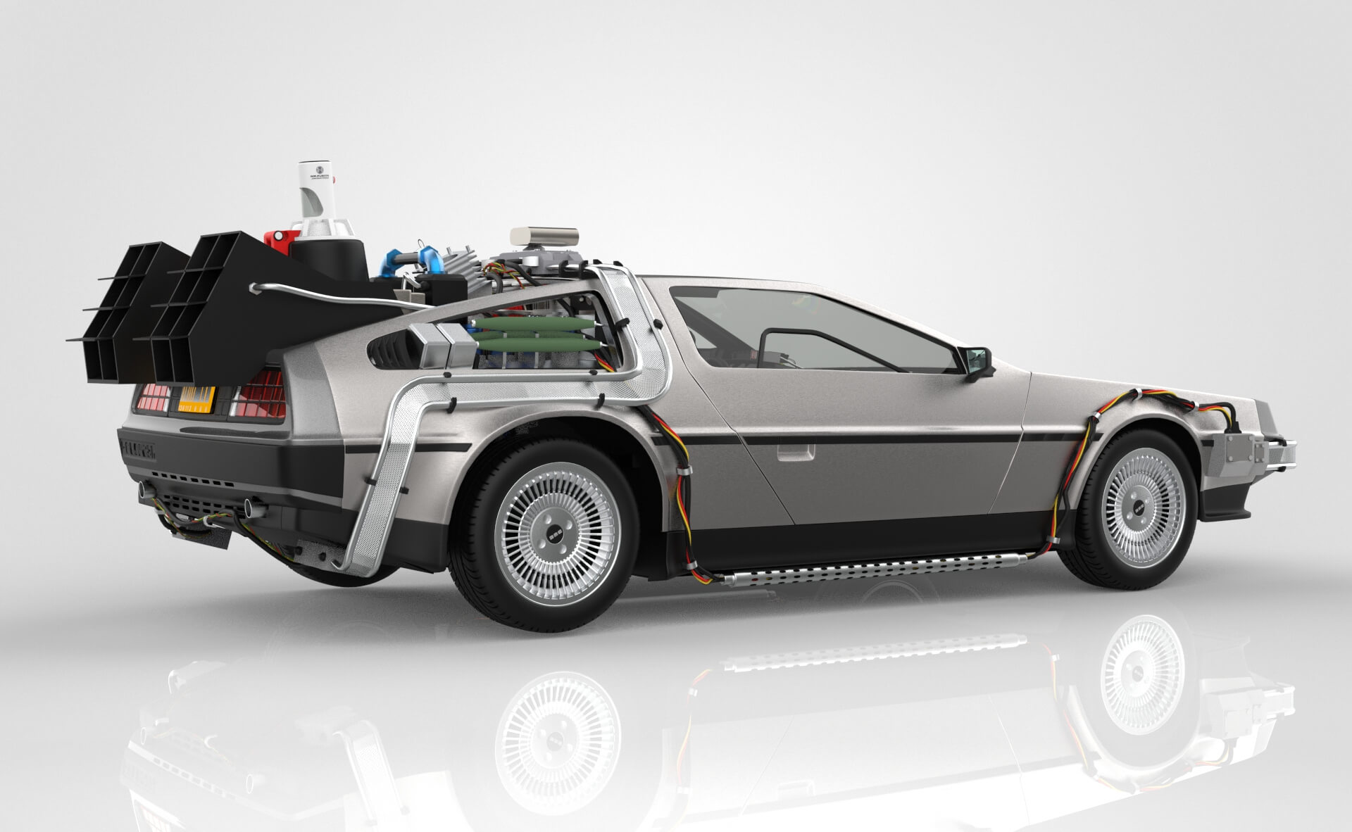 DeLorean Time Machine Episode 2 - 3D Model by Carmodels3D
