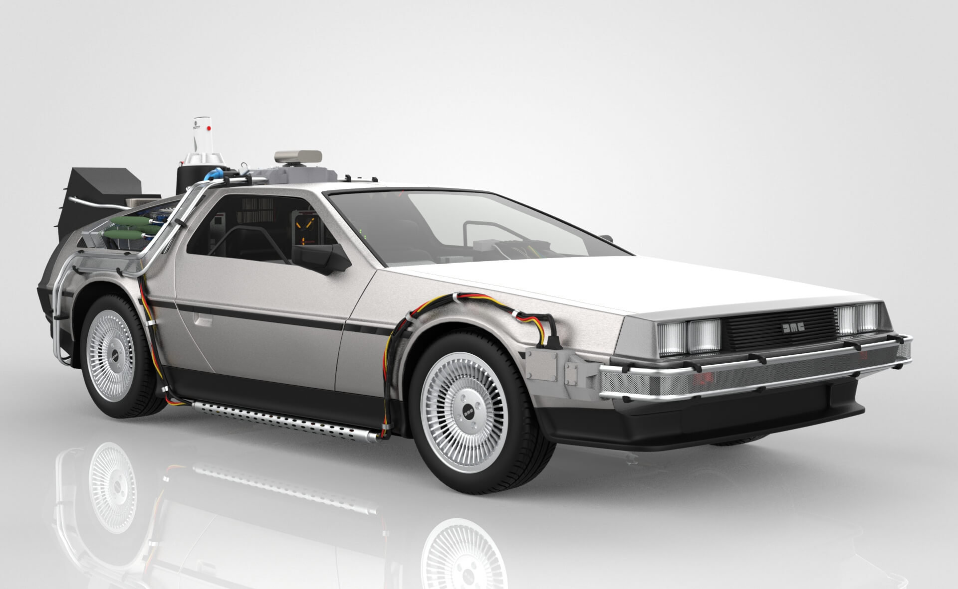 DeLorean Time Machine Episode 2 - 3D Model by Carmodels3D