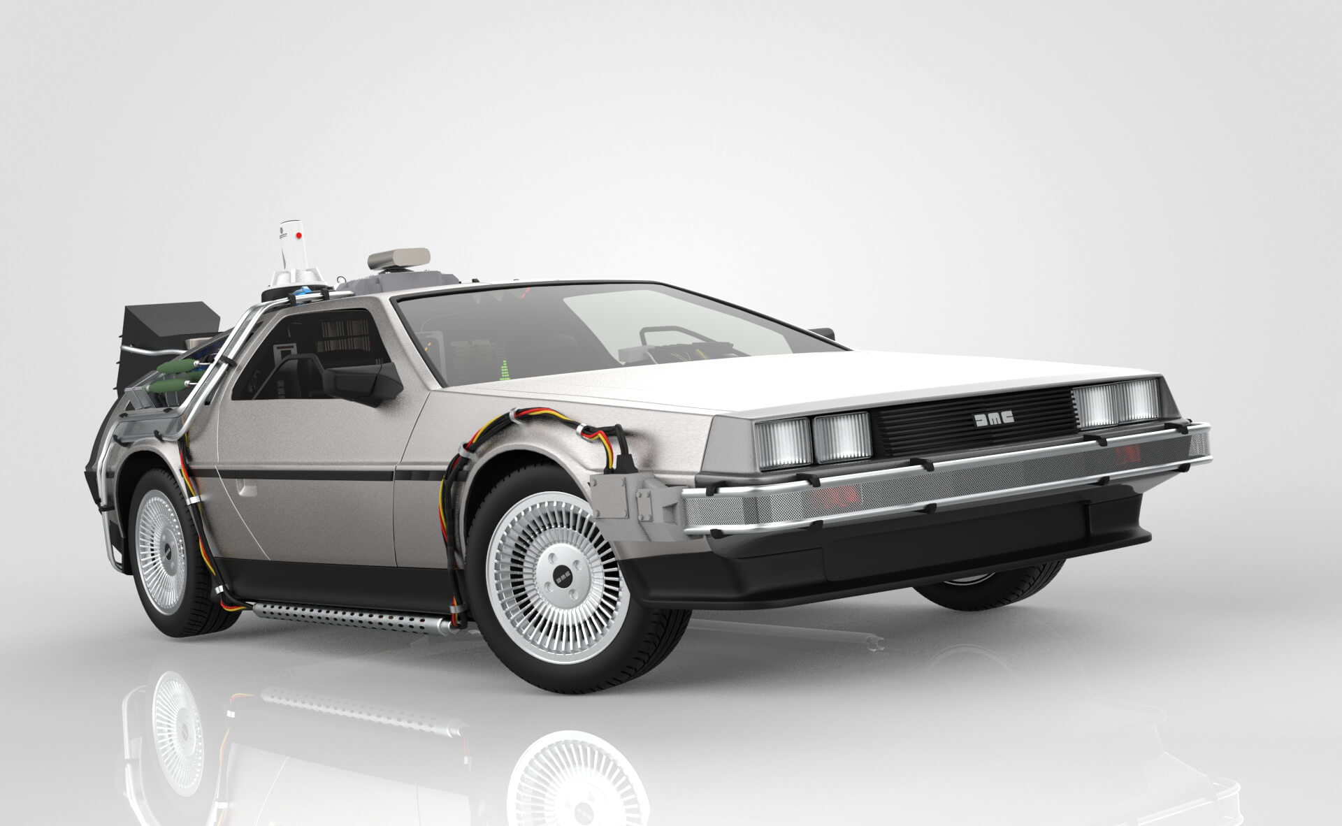 DeLorean Time Machine Episode 2 - 3D Model by Carmodels3D