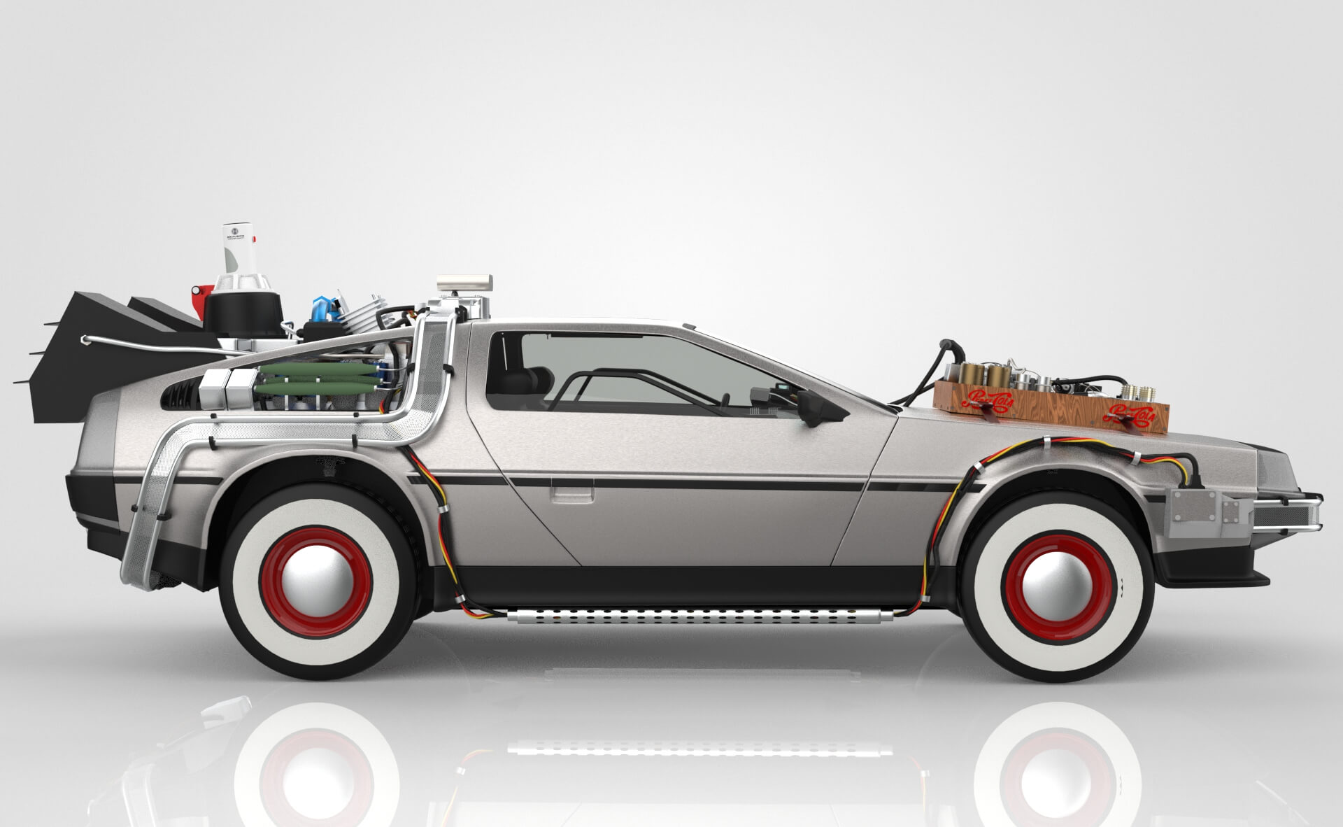 DeLorean Time Machine Episode 3 Wild West - 3D Model by Carmodels3D
