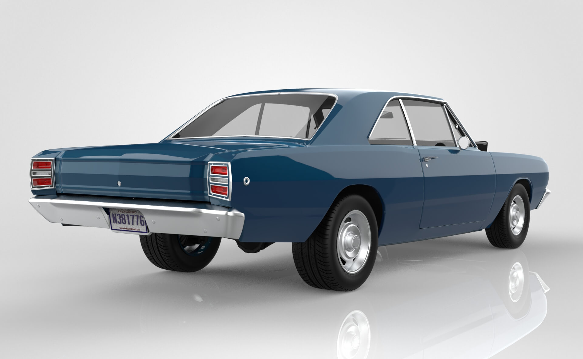Dodge Dart Hemi - 3D Model by Carmodels3D