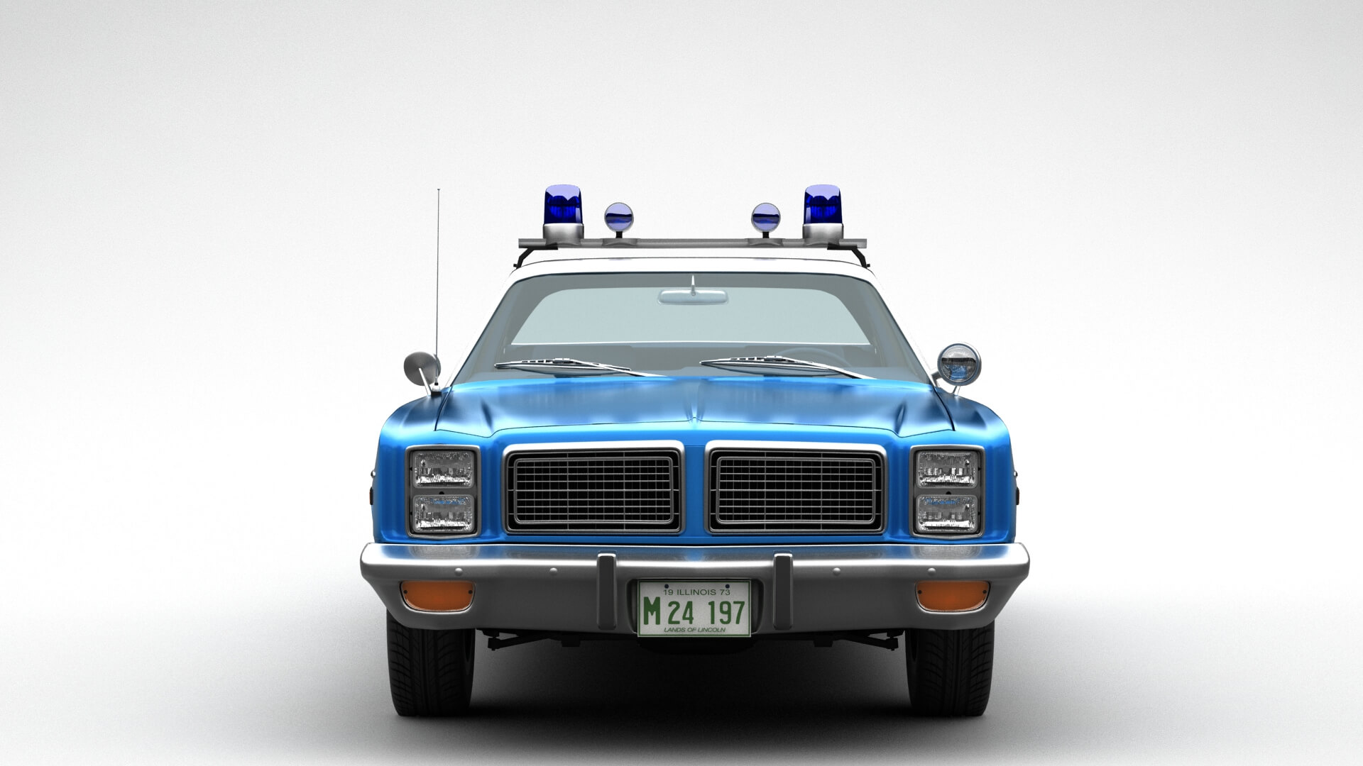 Dodge Monaco Police 1977 - 3D Model by Carmodels3D