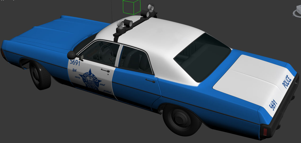Dodge Polara Police 1971 - 3D Model by Carmodels3D
