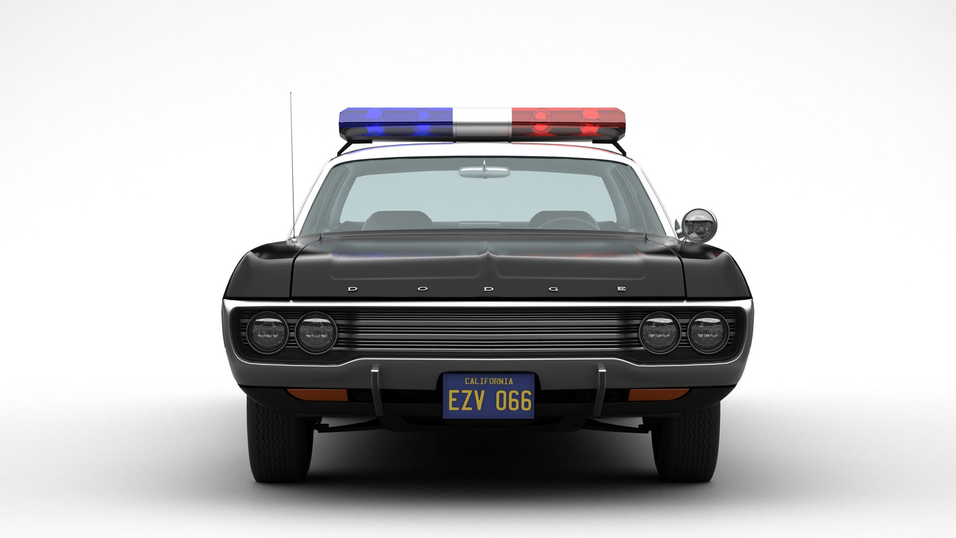 Dodge Polara Police - 3D Model by Carmodels3D