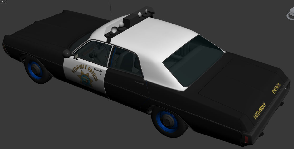 Dodge Polara Police - 3D Model by Carmodels3D