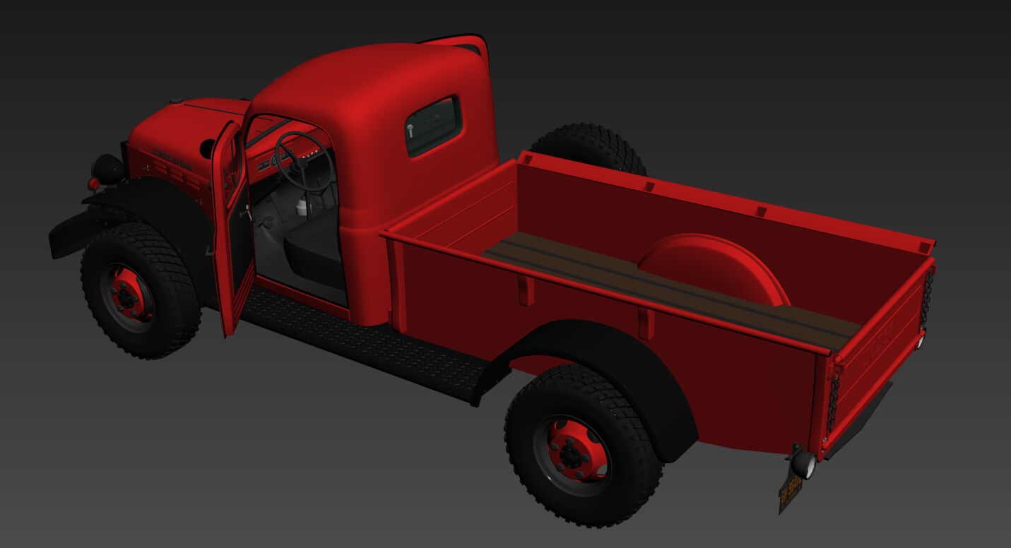Dodge Power Wagon 1946 - 3D Model by Carmodels3D