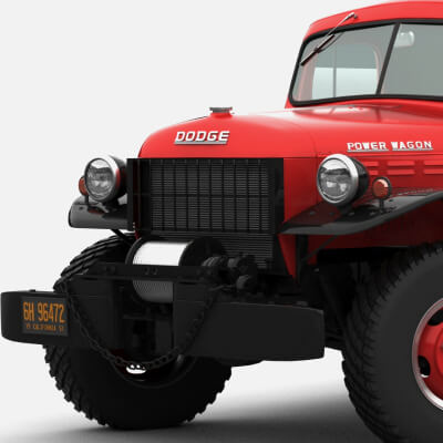 Dodge Power Wagon 1946 - 3D Model by Carmodels3D
