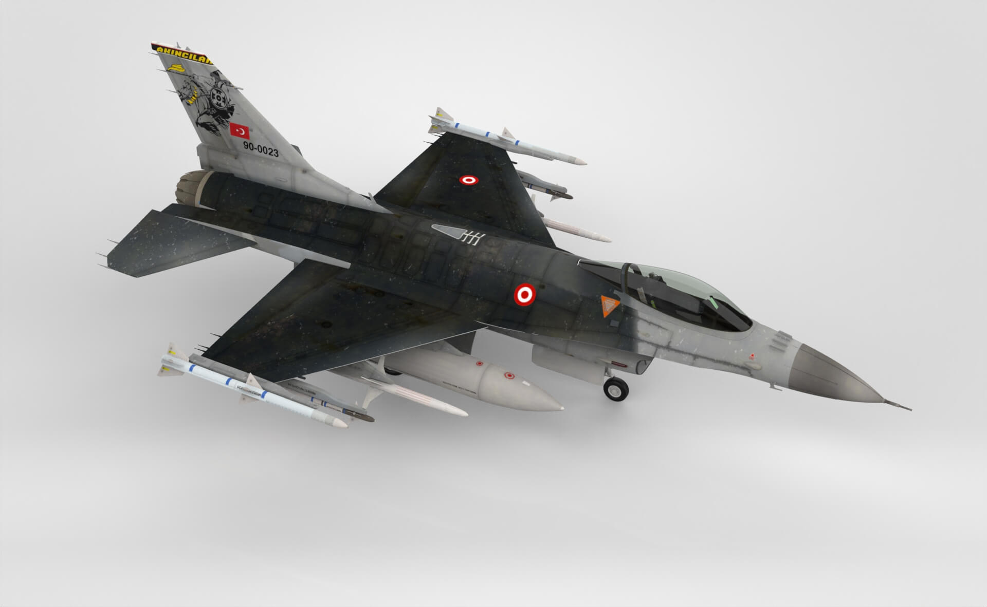 F-16 Fighting Falcon 3D Model by Carmodels3D