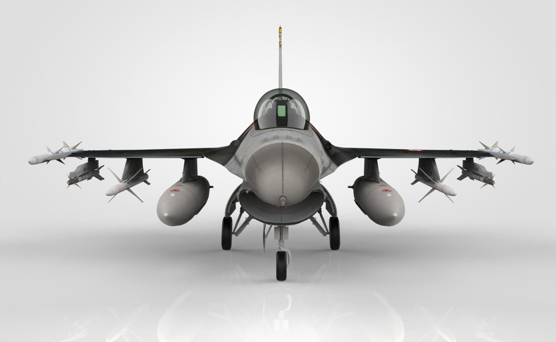 F-16 Fighting Falcon 3D Model by Carmodels3D