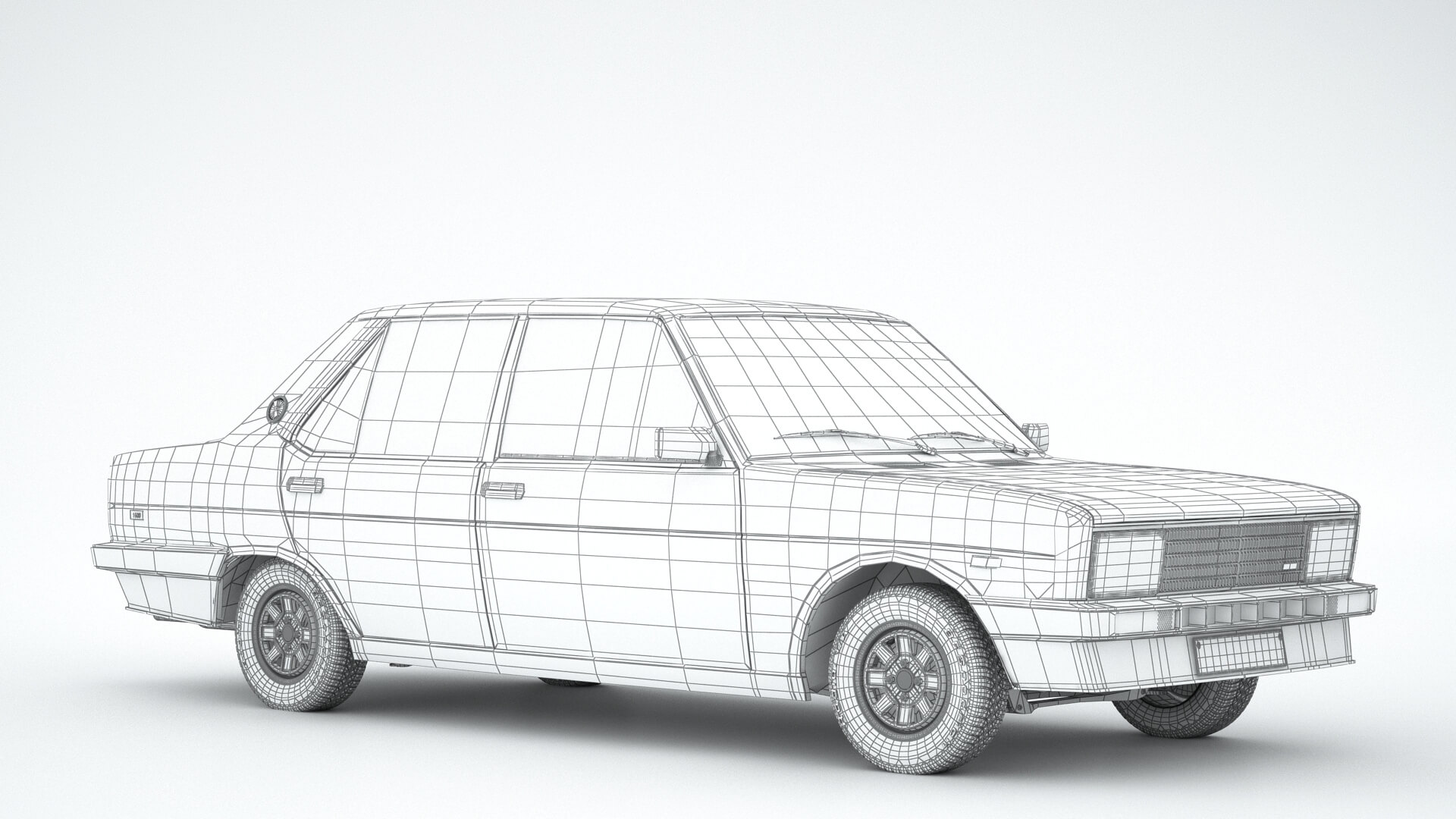 Fiat 131 1981 - 3D Model by Carmodels3D