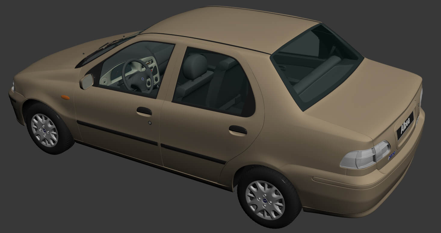 Fiat Albea 2003 - 3D Model by Carmodels3D