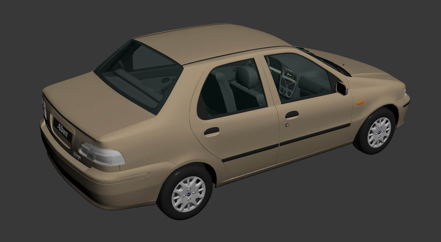 Fiat Albea 2003 - 3D Model by Carmodels3D