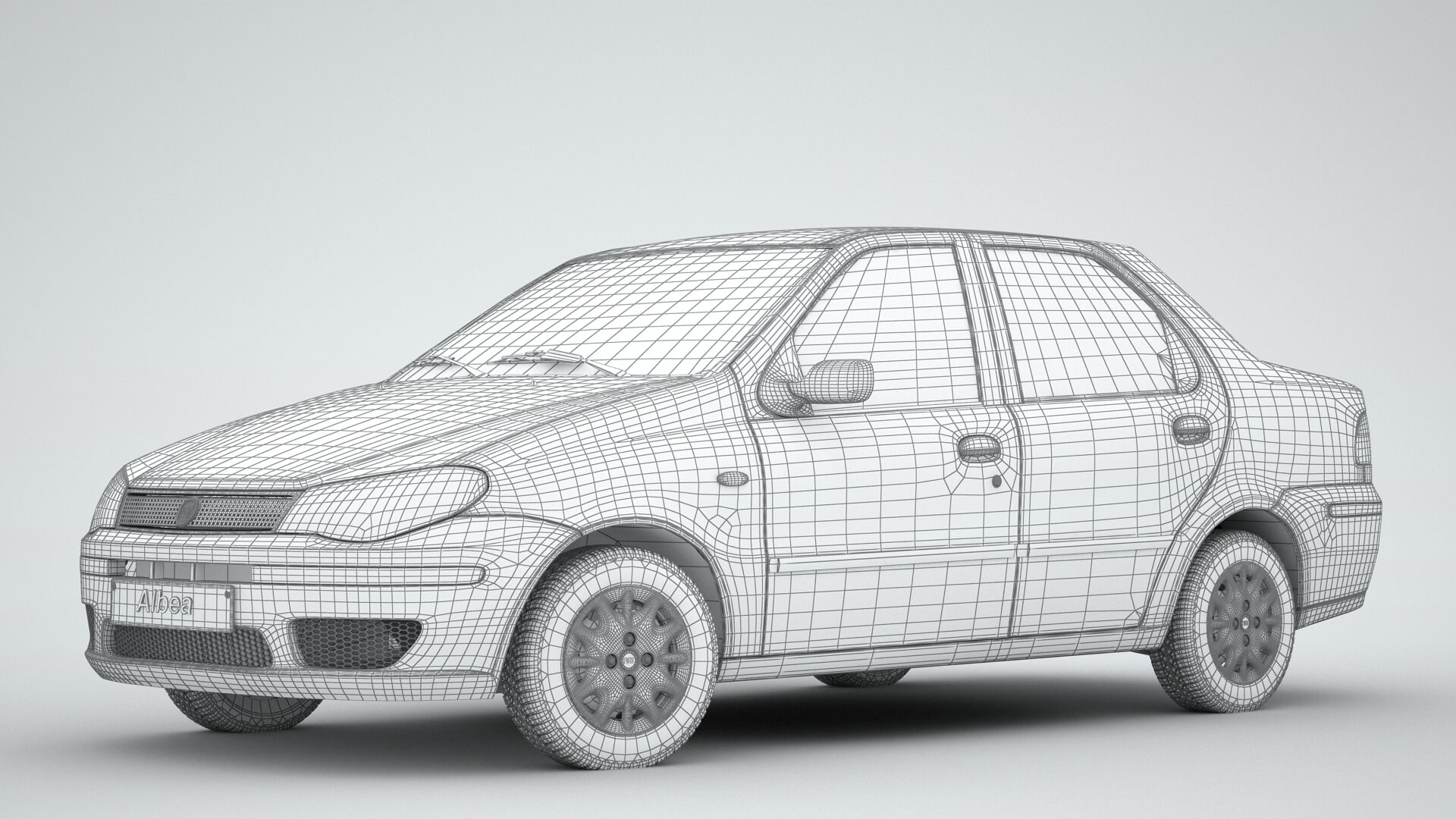 Fiat Albea 2006 - 3D Model by Carmodels3D