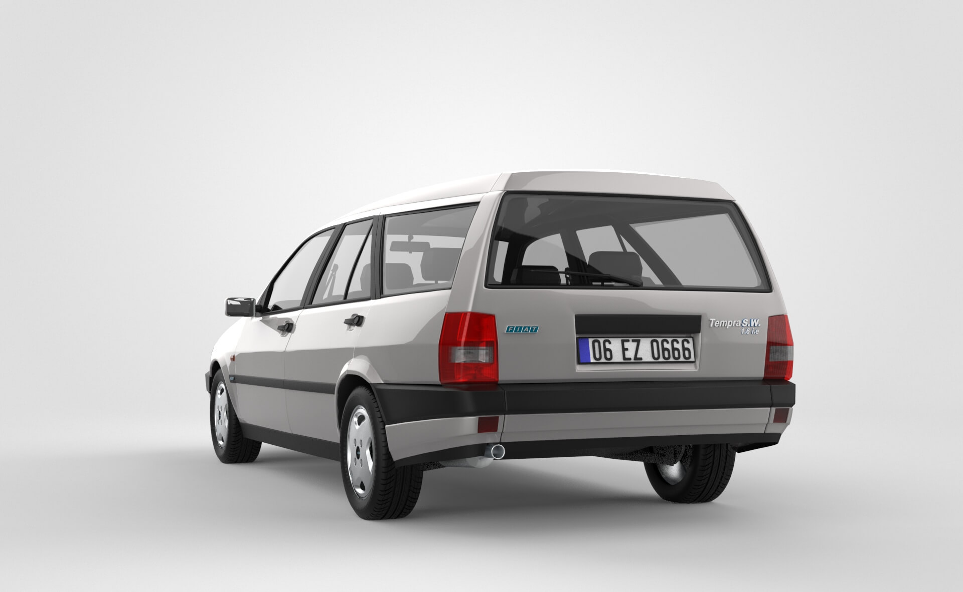 Fiat Tempra SW - 3D Model by Carmodels3D
