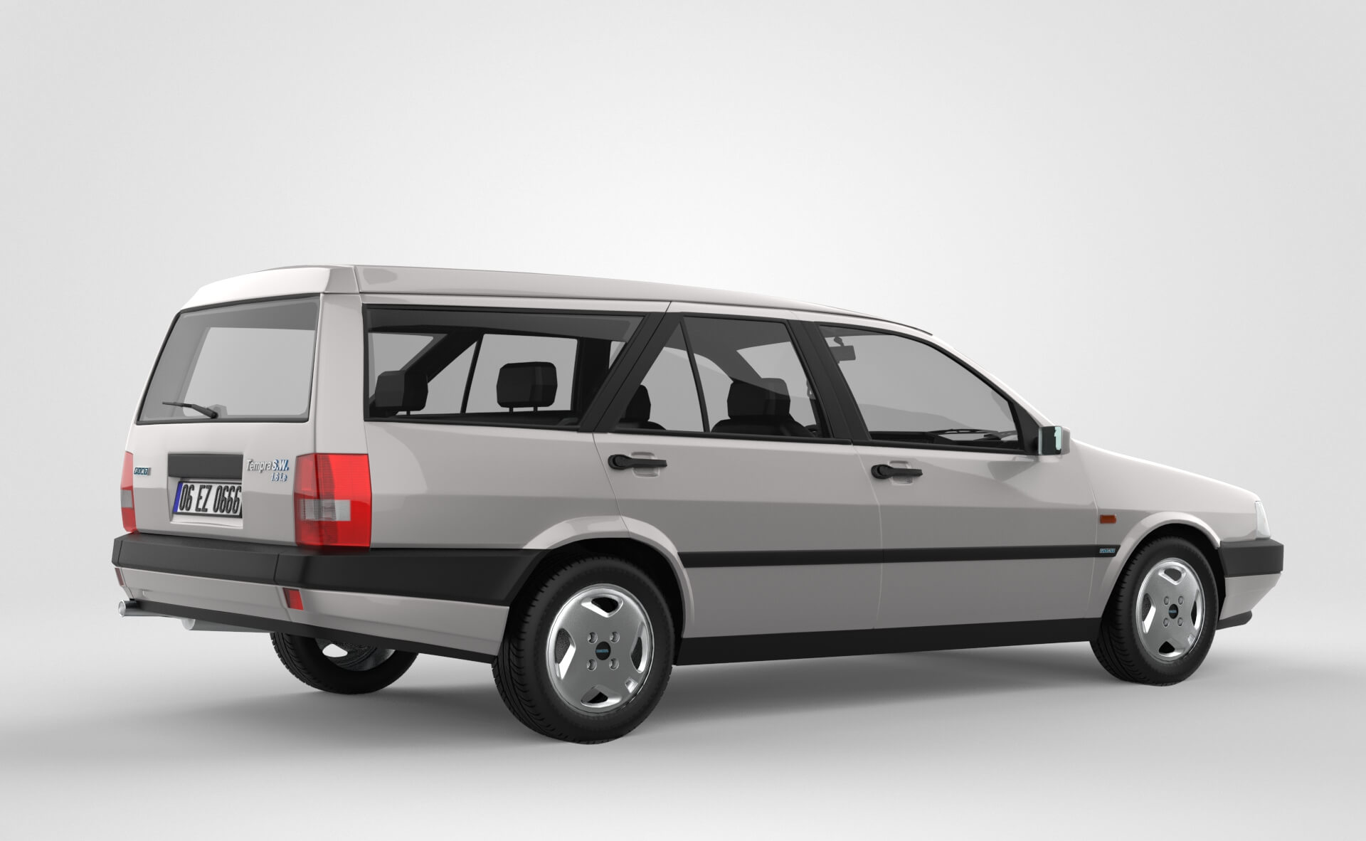 Fiat Tempra SW - 3D Model by Carmodels3D