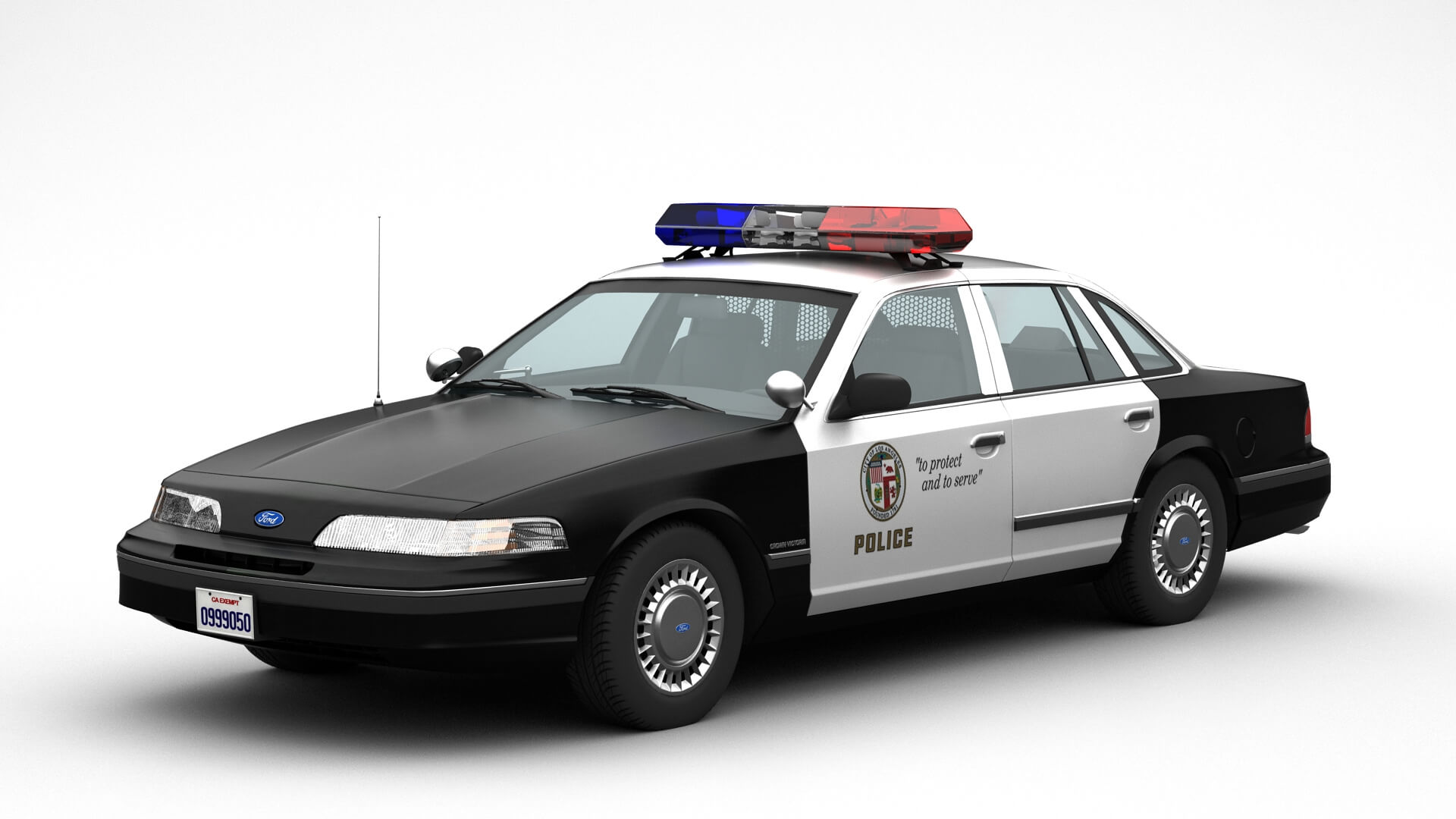 Ford Crown Victoria Police 1992 - 3D Model by Carmodels3D