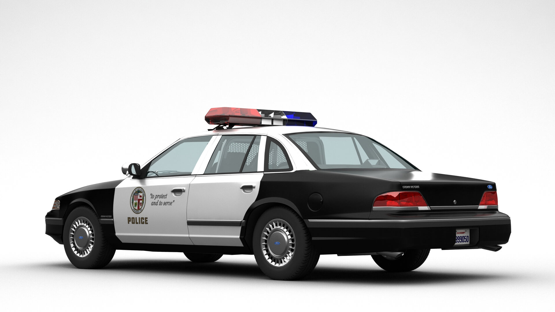 Ford Crown Victoria Police 1992 - 3D Model by Carmodels3D