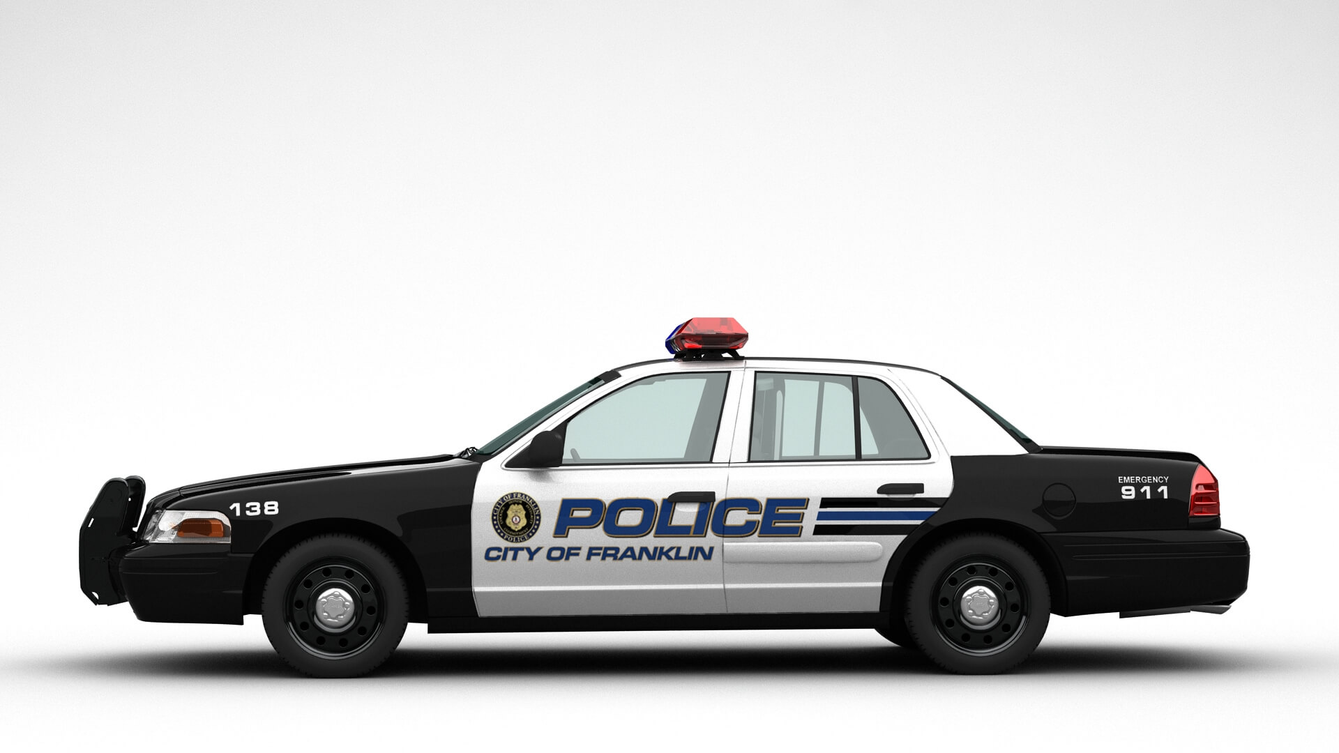 Ford Crown Victoria Police - 3D Model by Carmodels3D
