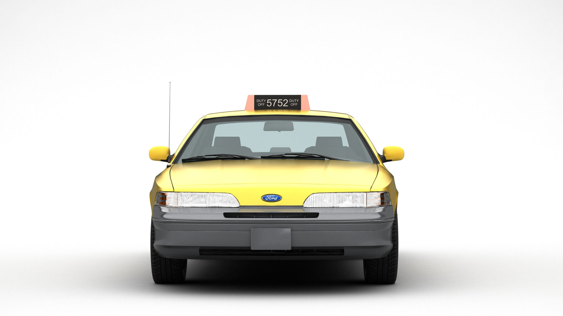 Ford Crown Victoria Taxi 1992 - 3D Model by Carmodels3D