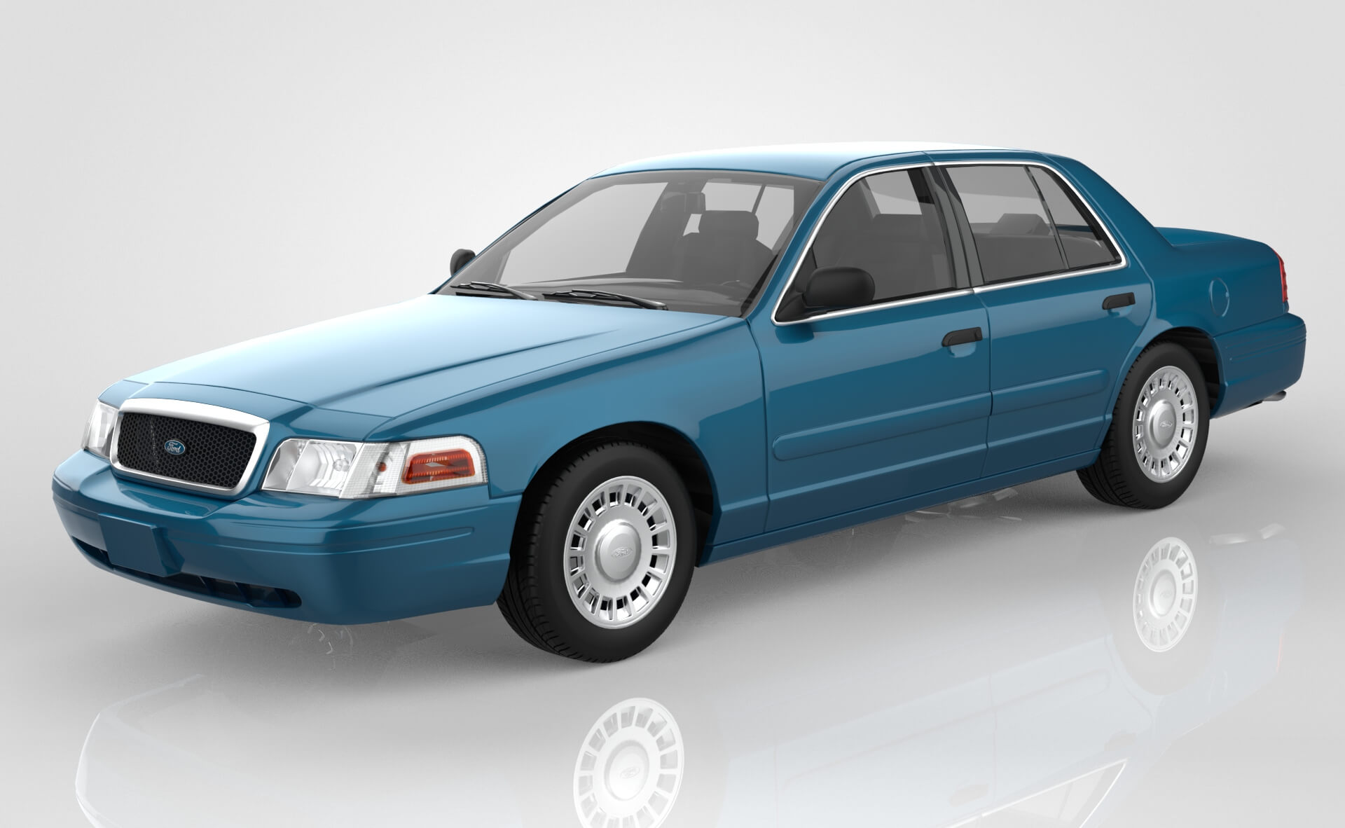 Ford Crown Victoria - 3D Model by Carmodels3D