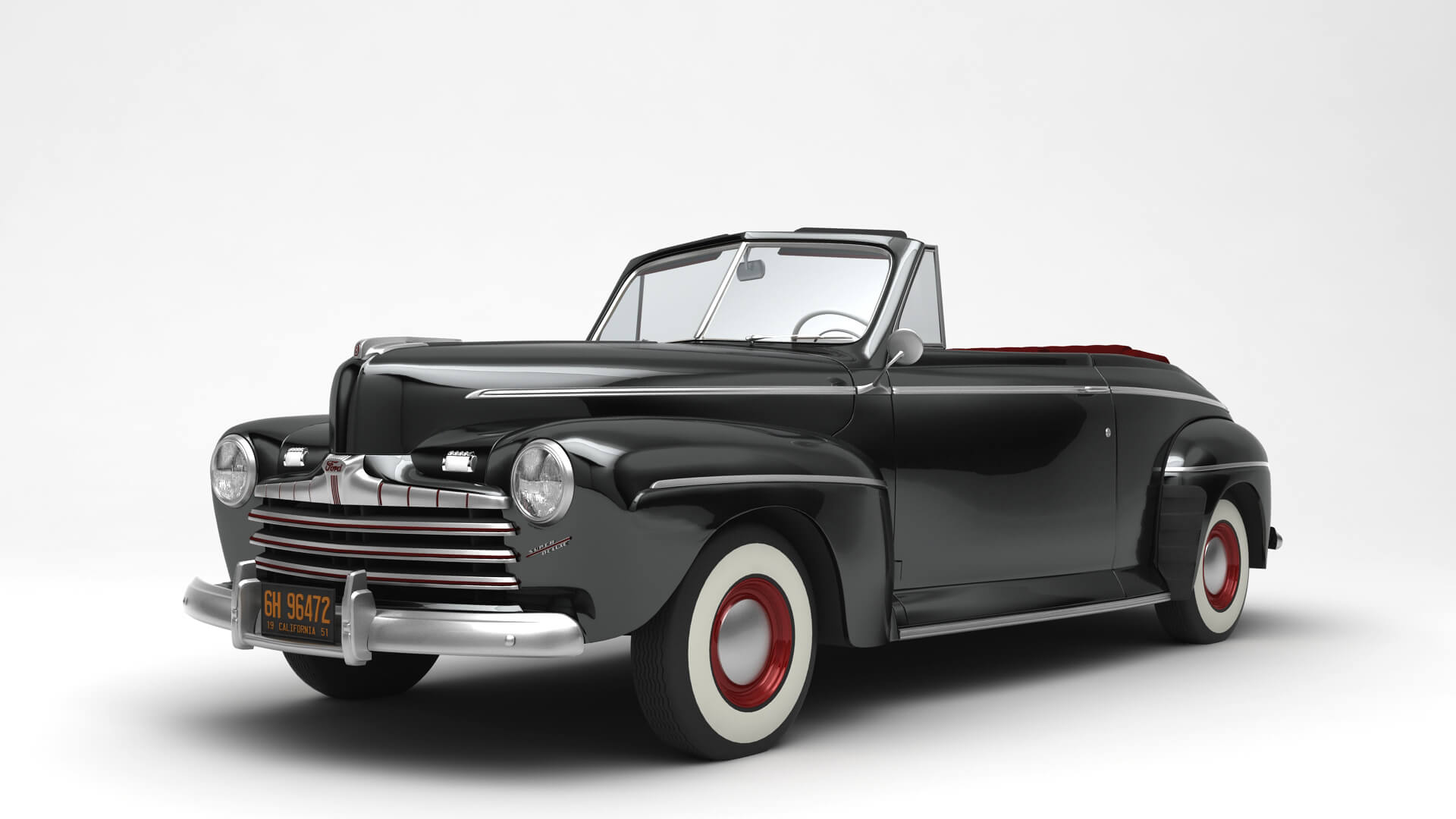 Ford Deluxe 1946 - 3D Model by Carmodels3D