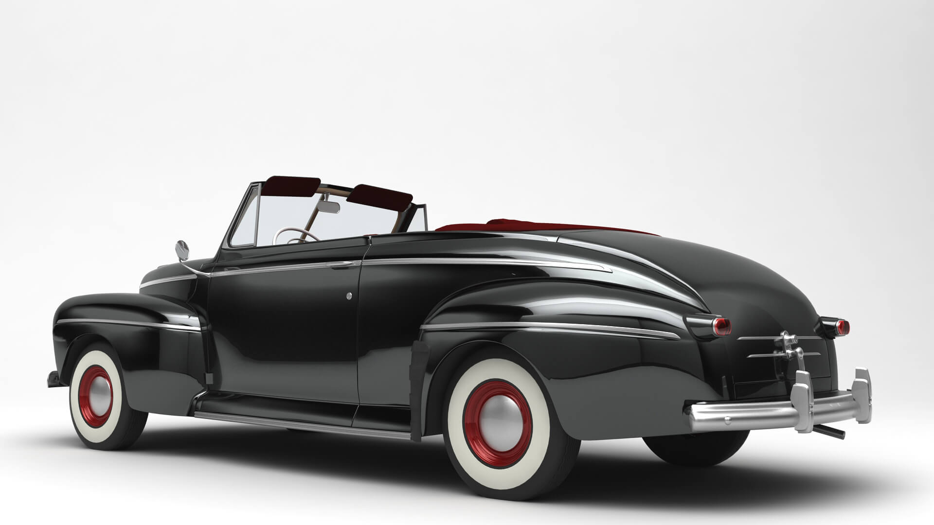 Ford Deluxe 1946 - 3D Model by Carmodels3D