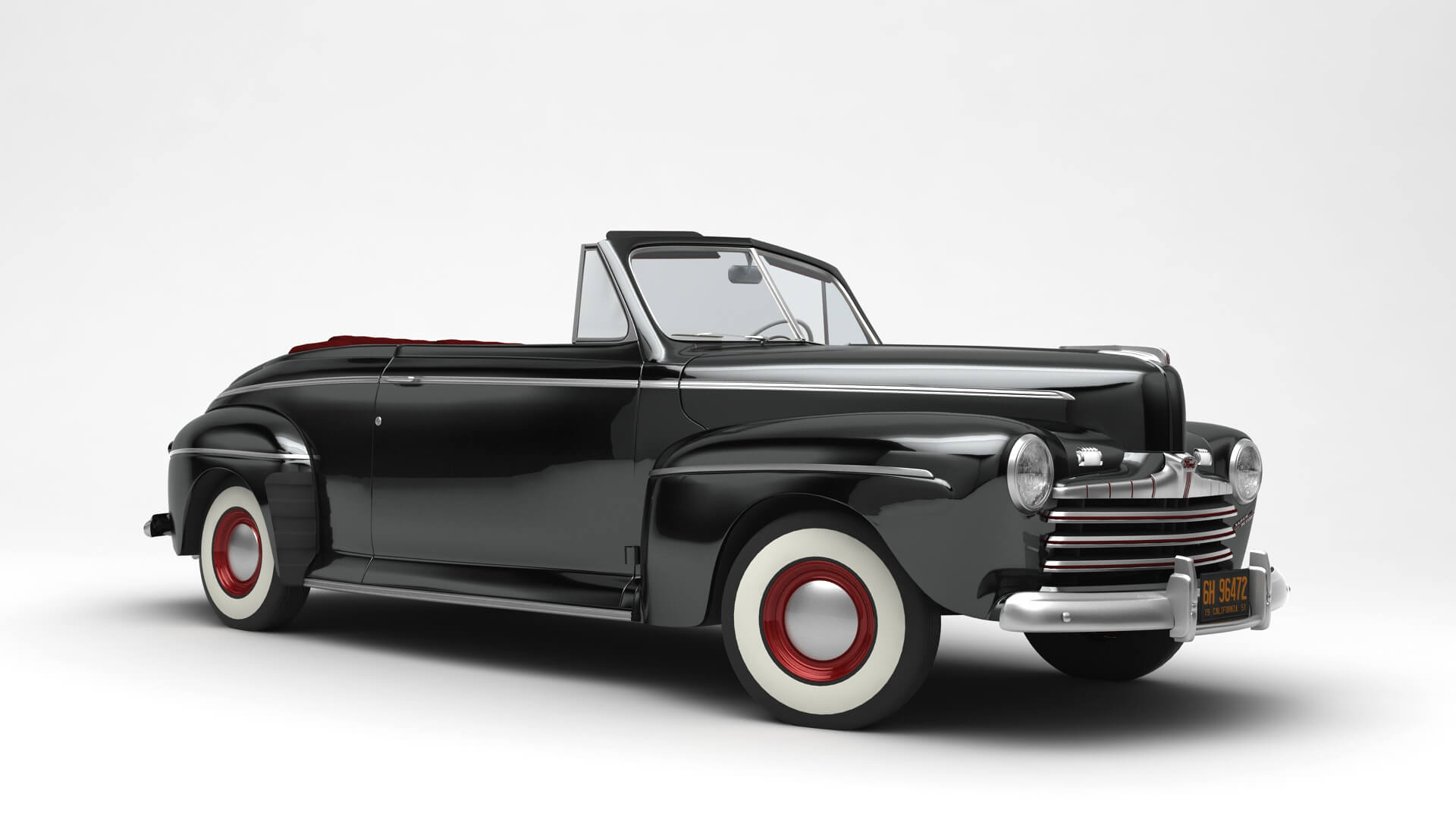 Ford Deluxe 1946 - 3D Model by Carmodels3D