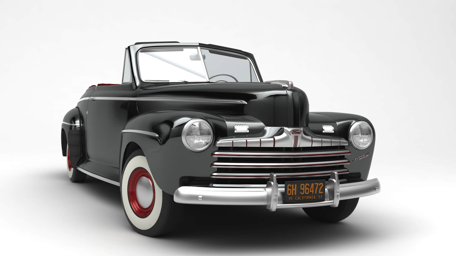 Ford Deluxe 1946 - 3D Model by Carmodels3D