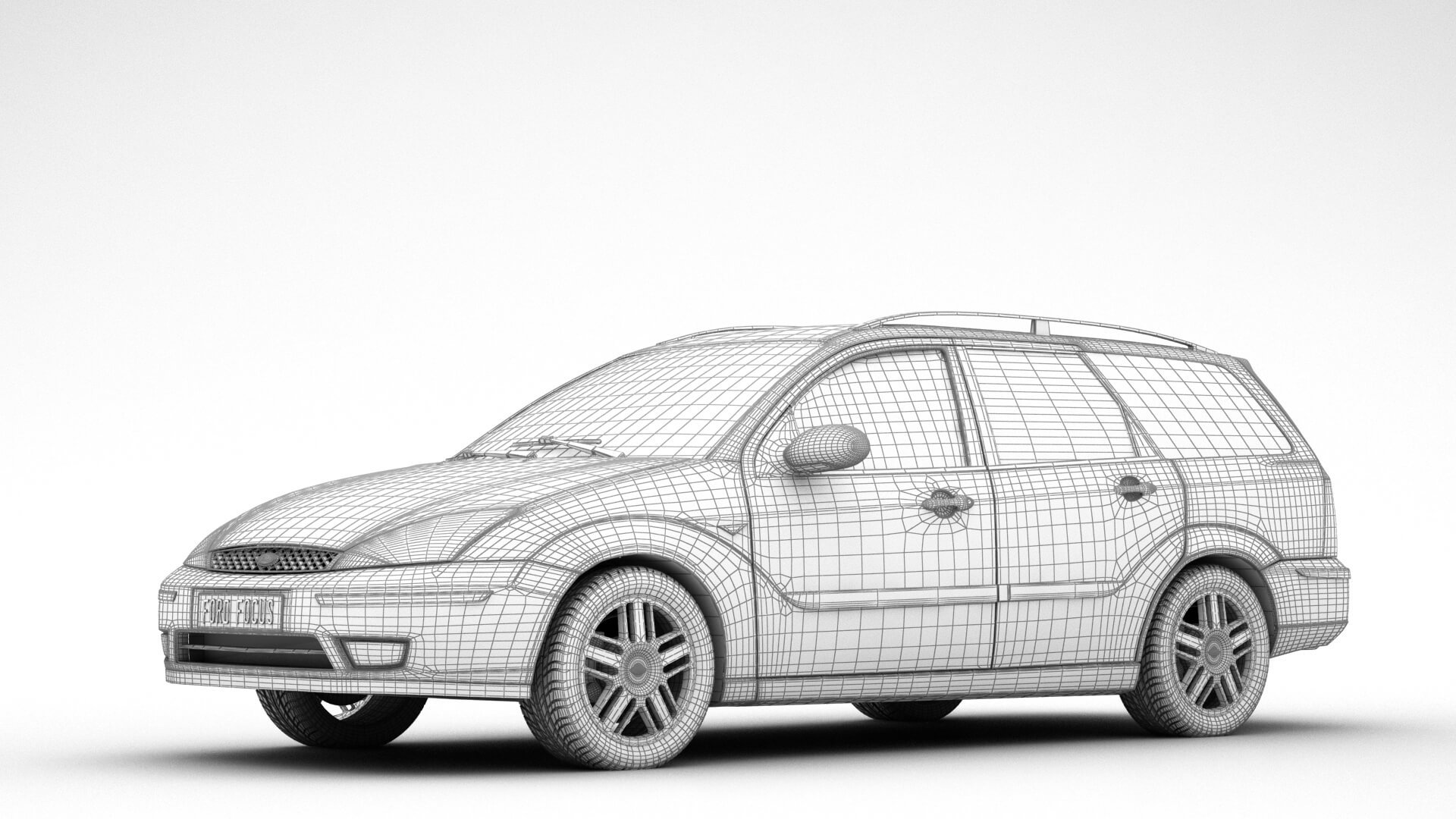 Ford Focus Estate 2004 - 3D Model by Carmodels3D
