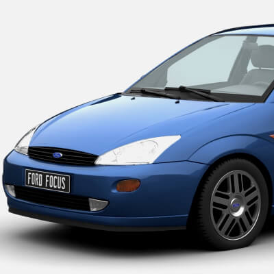 Ford Focus HB 1999 - 3D Model by Carmodels3D
