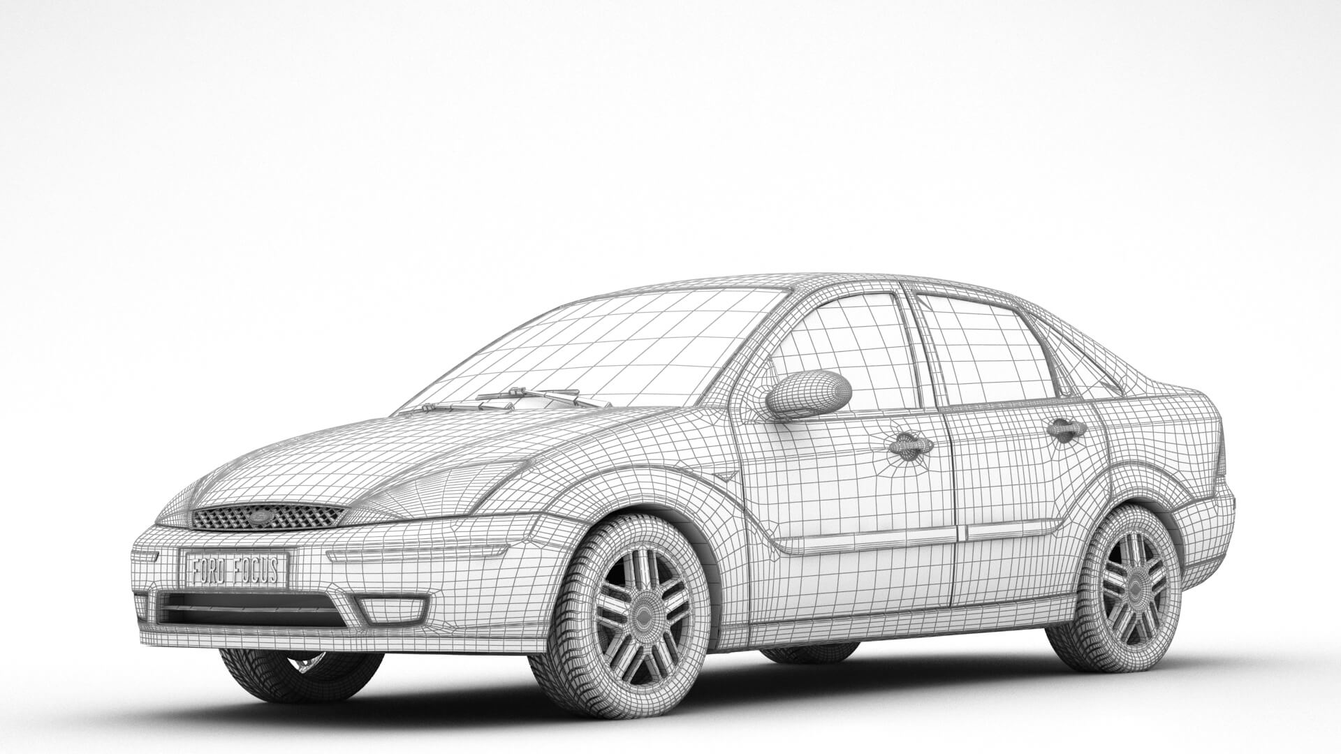 Ford Focus Sedan 2004 - 3D Model by Carmodels3D