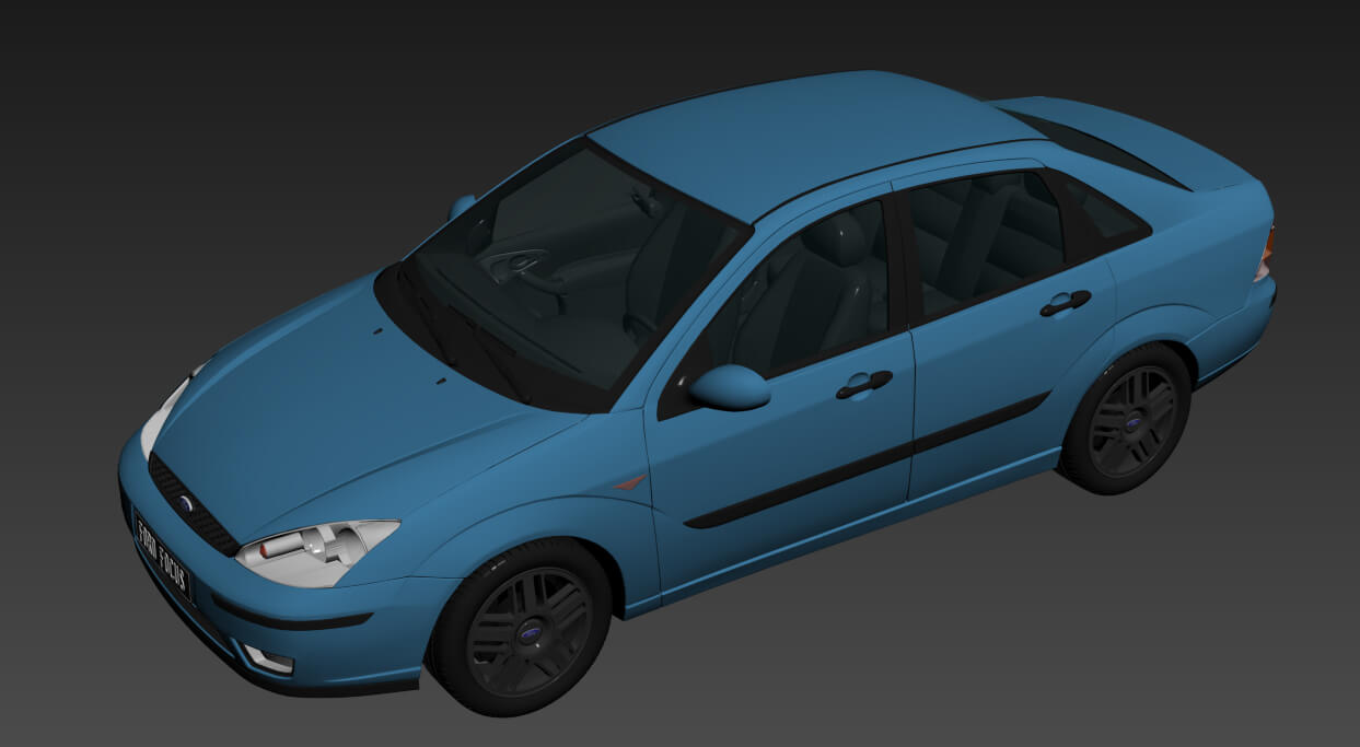 Ford Focus Sedan 2004 - 3D Model by Carmodels3D