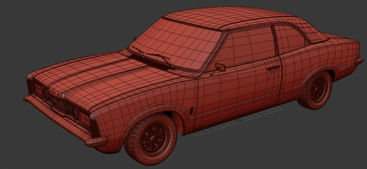 Ford Taunus Gxl TC1 - 3D Model by Carmodels3D