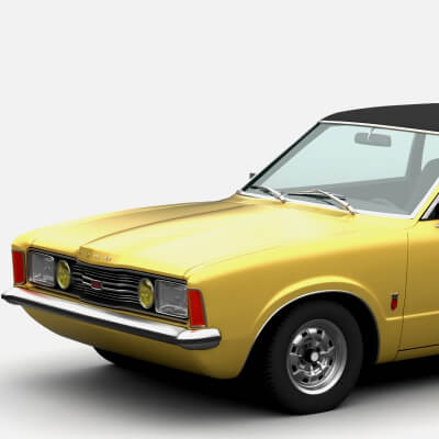 Ford Taunus Gxl TC1 - 3D Model by Carmodels3D